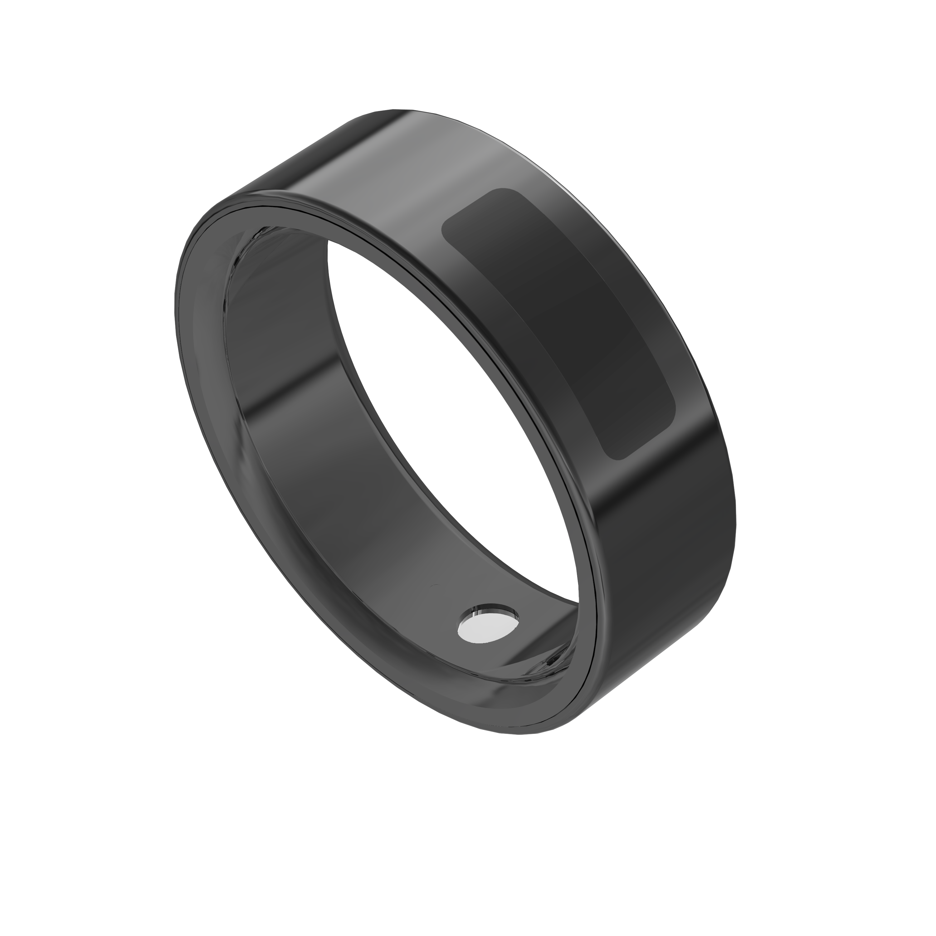 Rogbid SR10 Smart Ring with a vibration feature and a touch screen